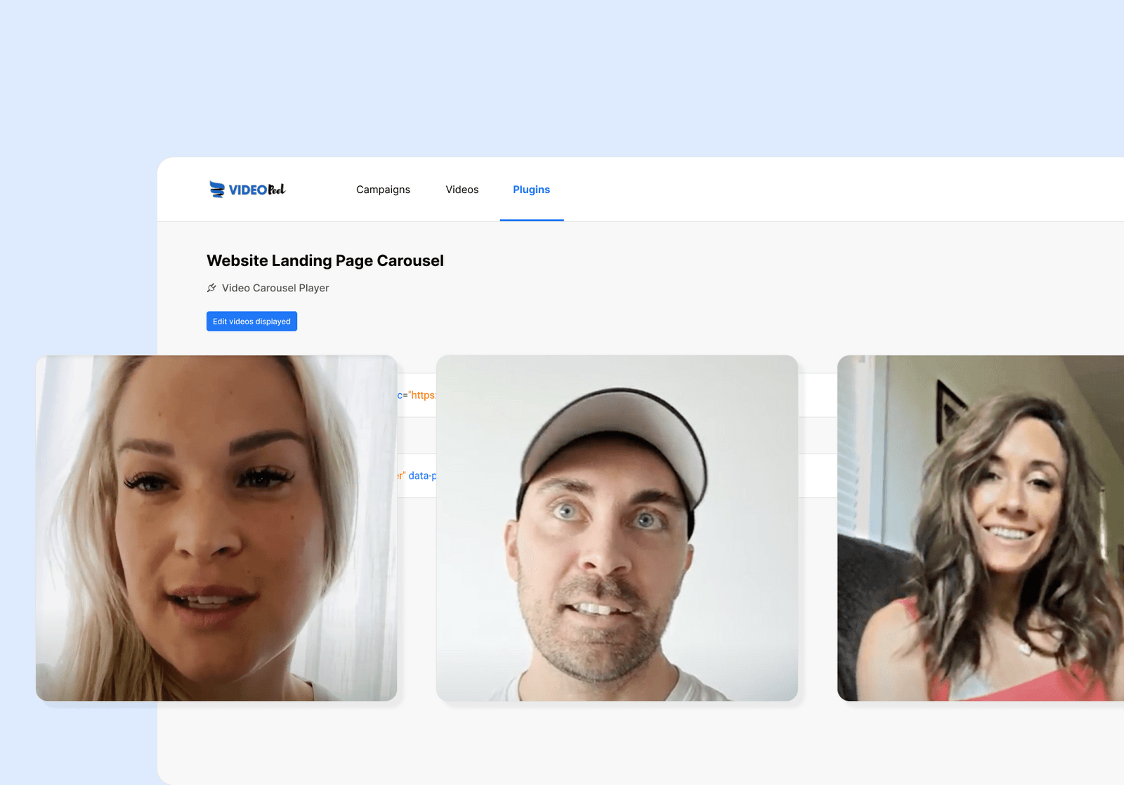 VideoPeel™ is the Customer Video Feedback Platform